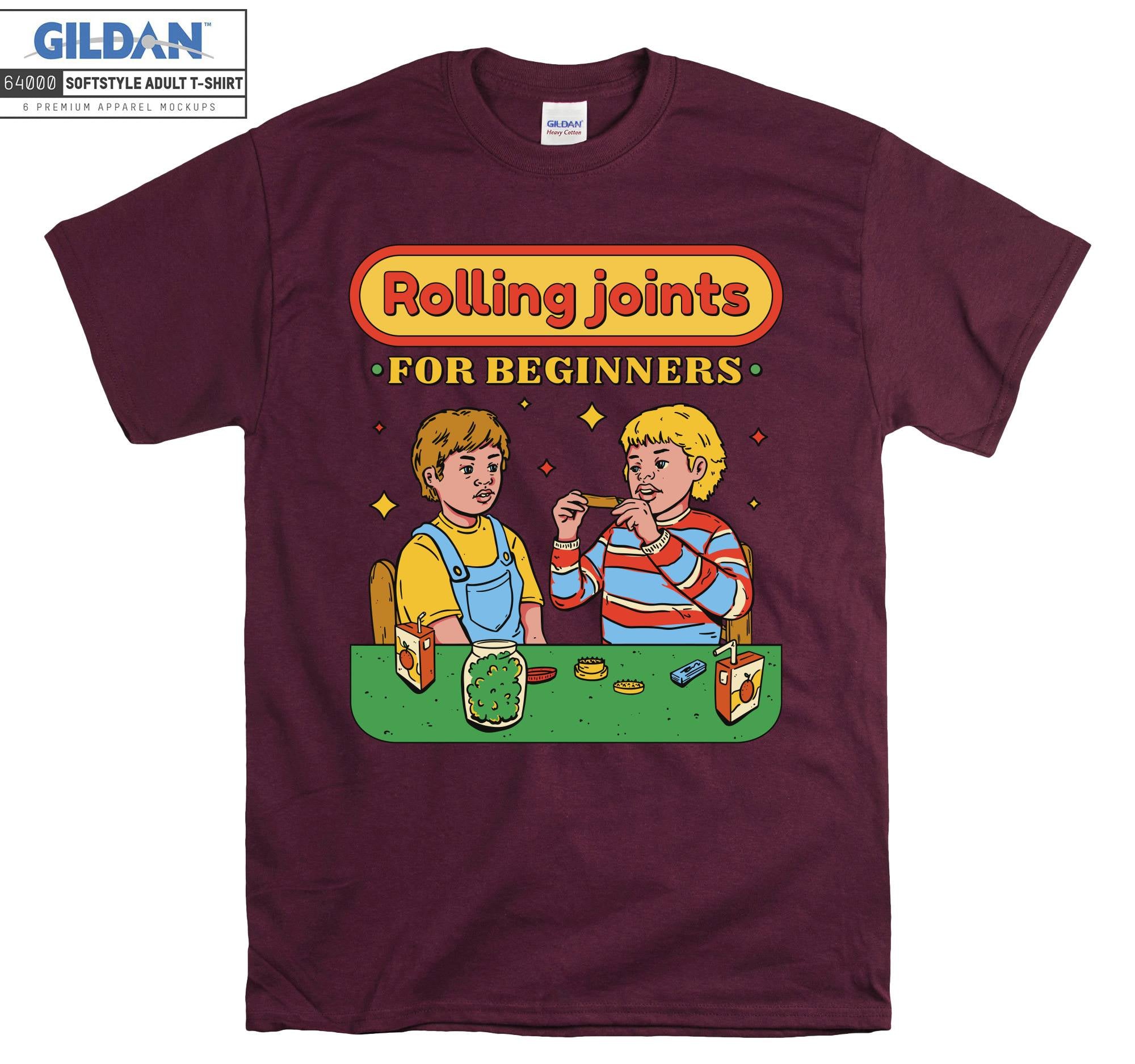 Rolling Joints For Beginners Weed T-shirt – Tshirk
